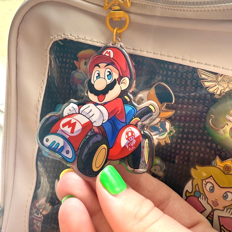 Mario Keychain - Etsy