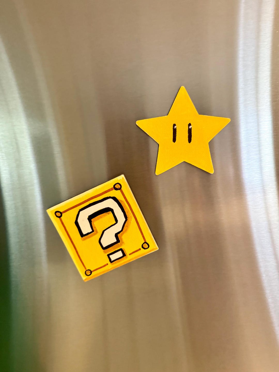 Super Mario Inspired Hand Painted Magnets - Etsy
