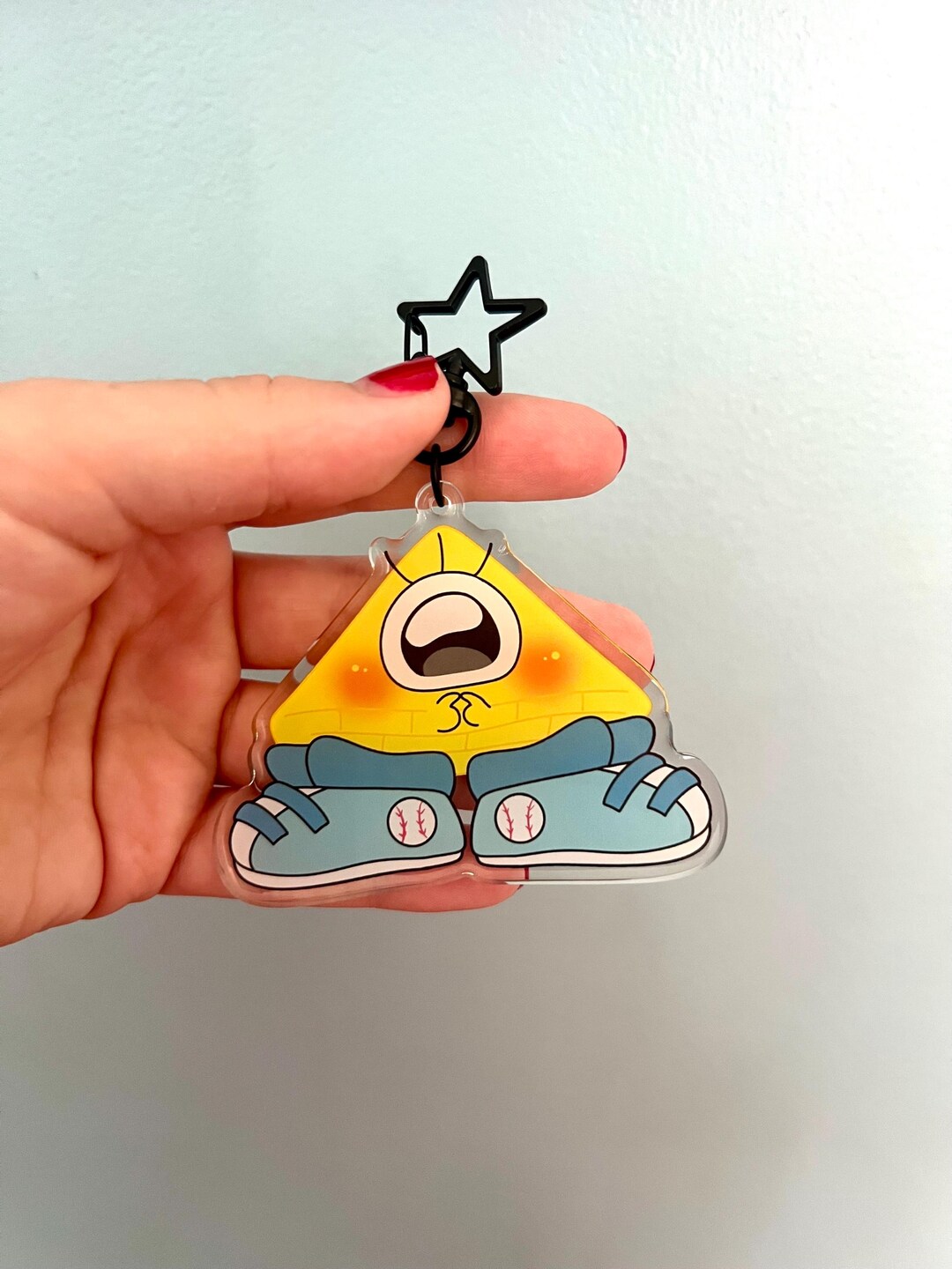 Baby Bill Cipher Keychain - Etsy