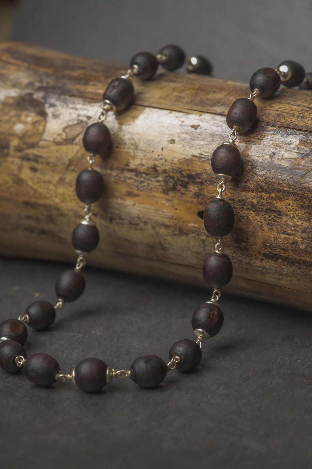 1 Round Tulasi Silver Mala, Invoke Divine Protection and Strength. - Etsy
