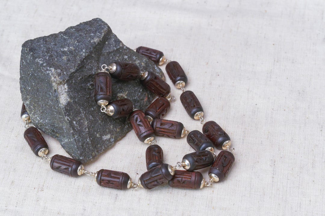 Tulasi Silver Mala, Invoke Divine Protection and Strength. - Etsy