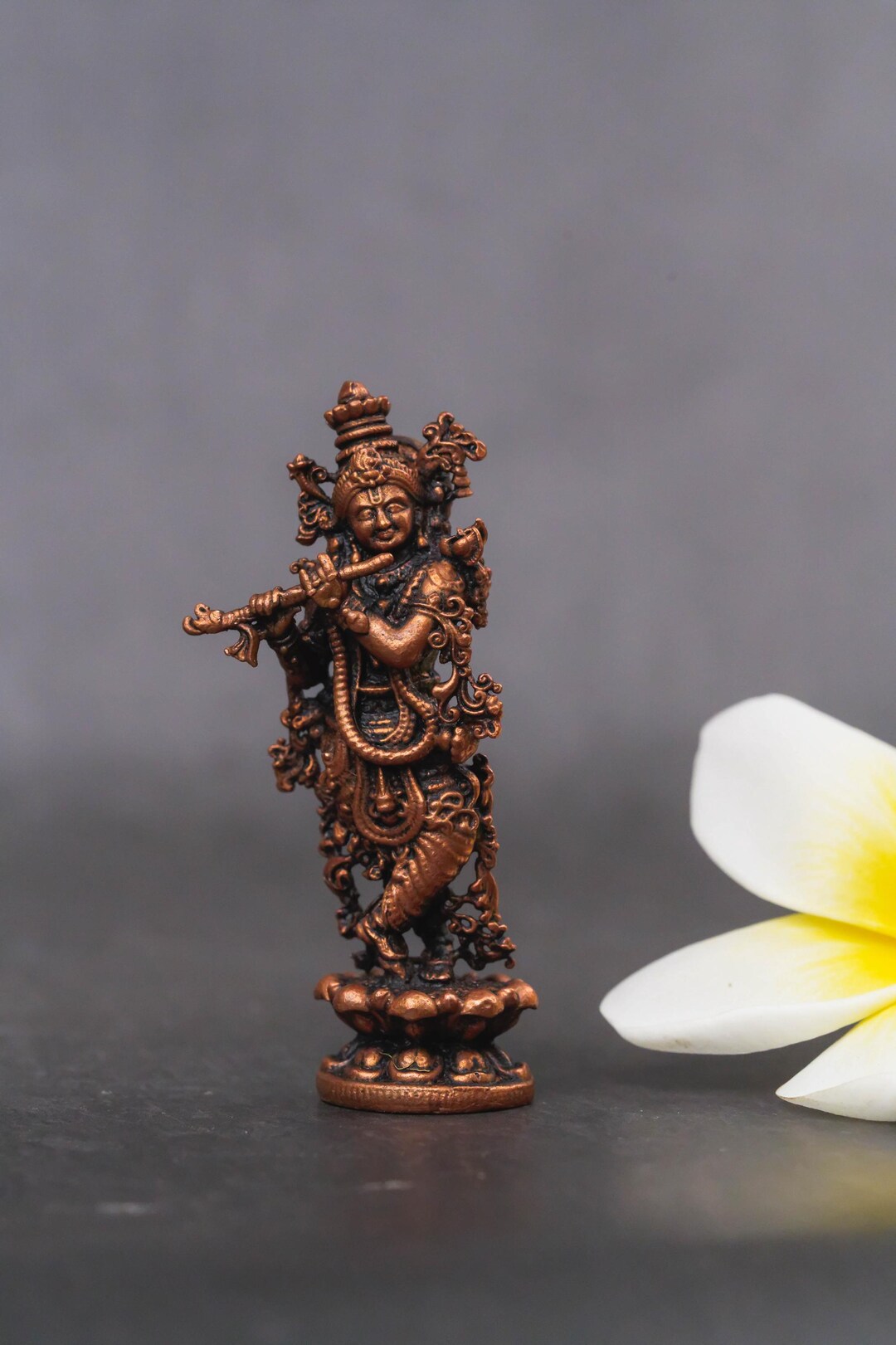 A 3-inch Copper Lord Krishna Murti Would Be a Small and Beautiful ...