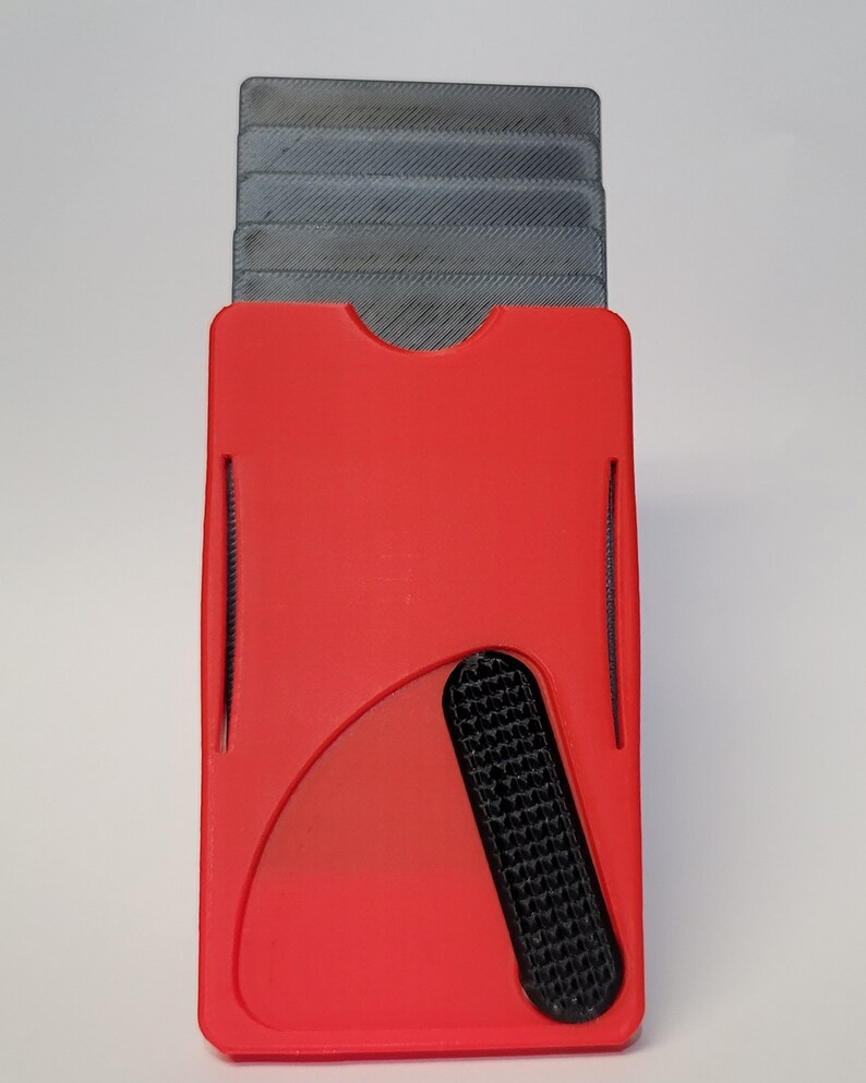 3D Printed Minimalist Card Wallet With Money Clip - Etsy