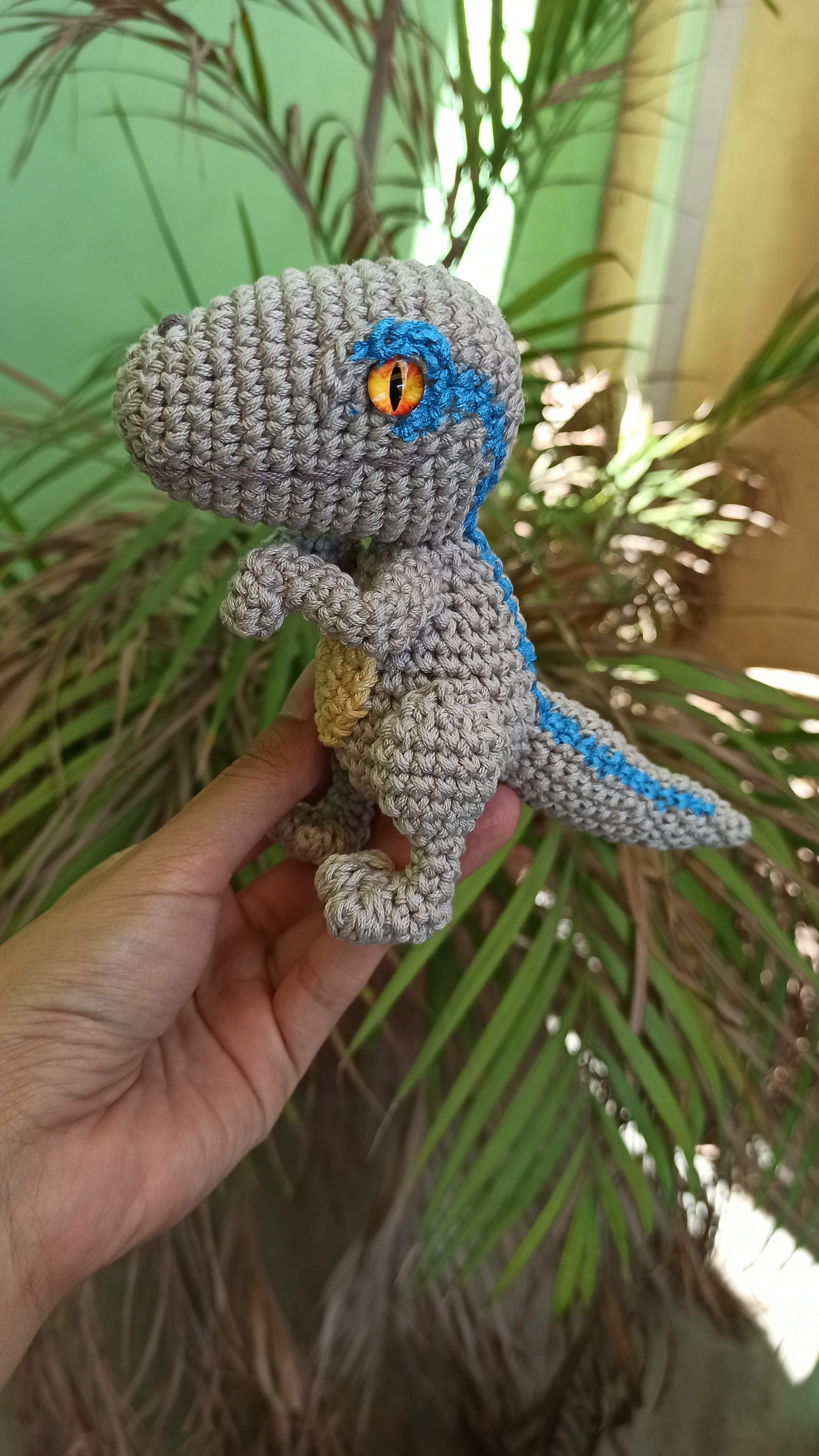 Velociraptor Dinosaur Amigurumi Crochet Pattern PDF Dinosaur Pattern - Etsy