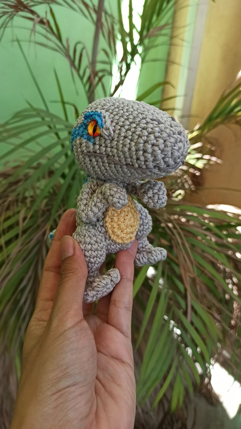 Dinosaurio Velociraptor Amigurumi Crochet Patron PDF - Etsy