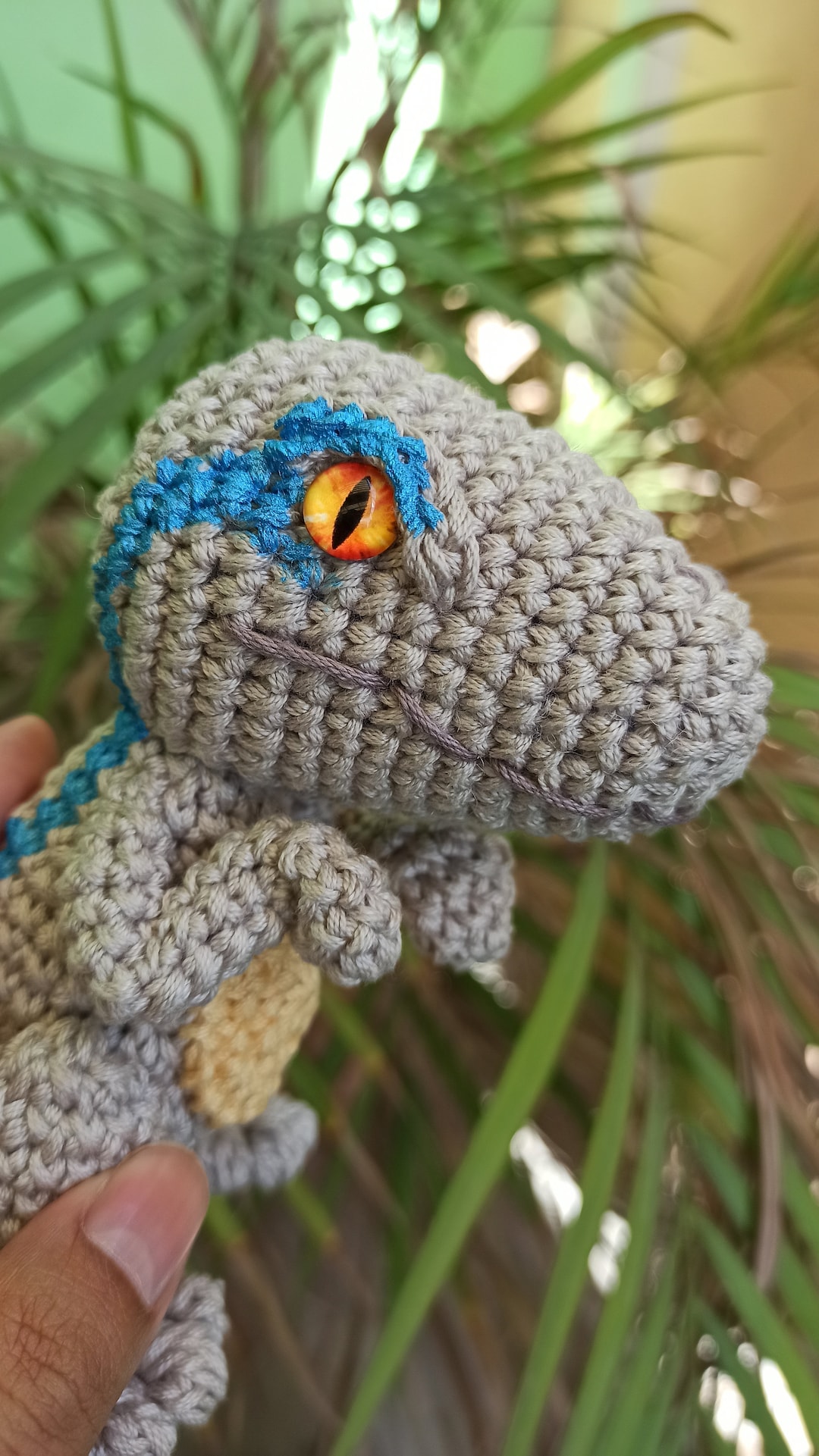 Velociraptor Dinosaur Amigurumi Crochet Pattern PDF - Dinosaur Pattern ...