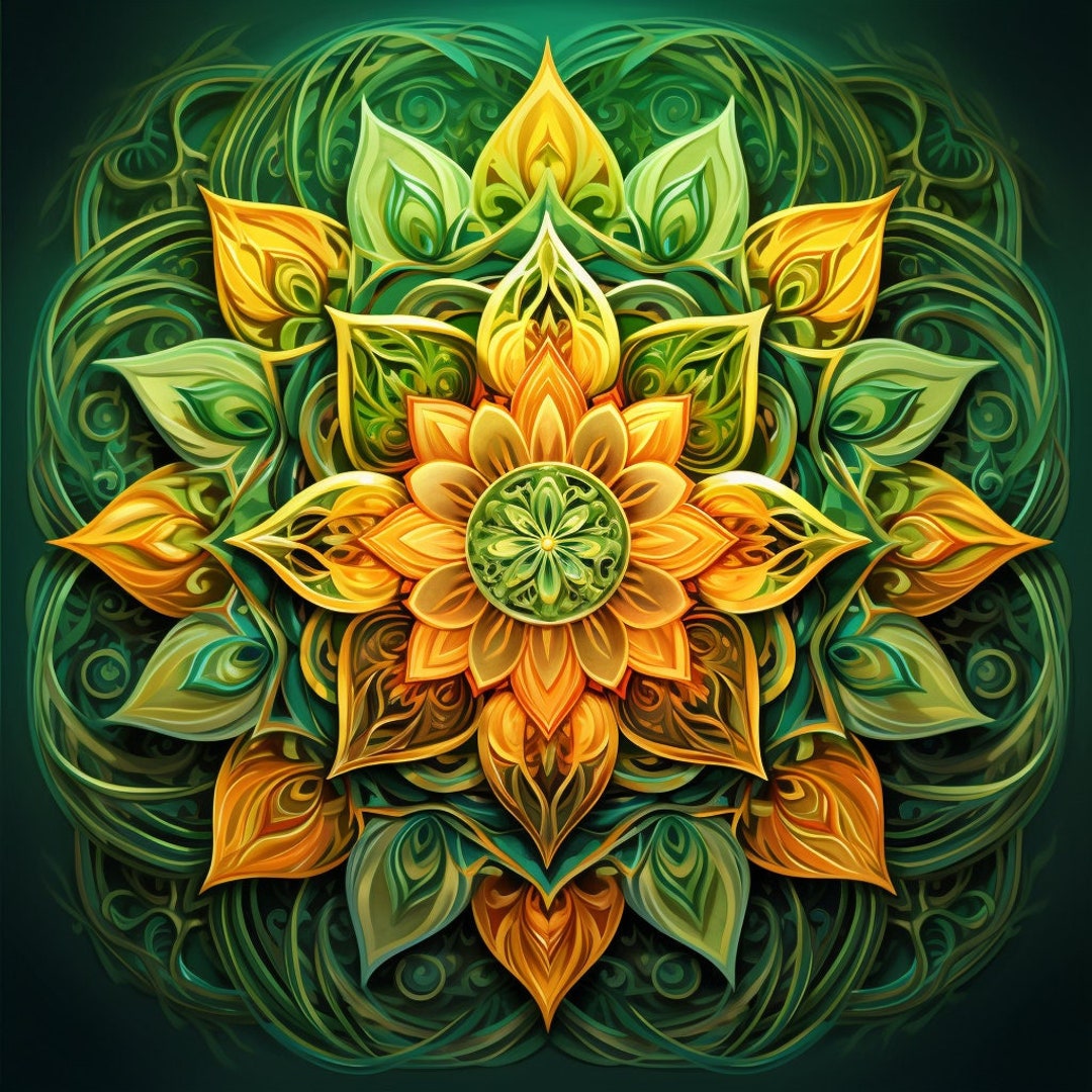 FIVE Digital Mandalas to Promote Abundance, Money, and Wealth in One's ...