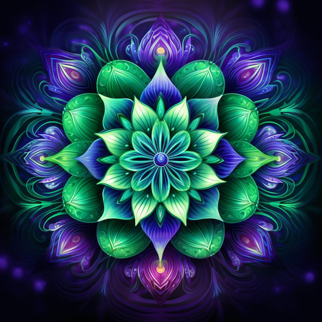 FIVE Digital Mandalas to Promote Abundance, Money, and Wealth in One's ...