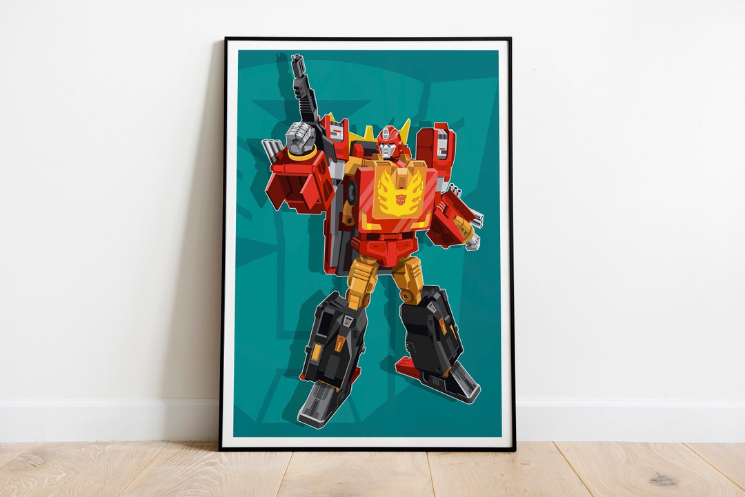 Rodimus Prime Graphic Poster - Etsy