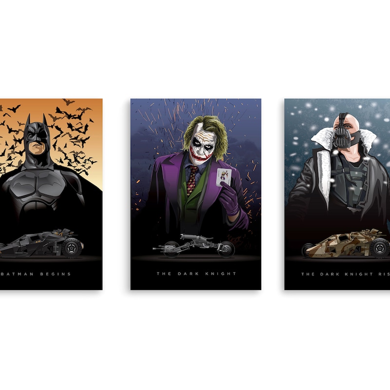 The Dark Knight Posters - Etsy