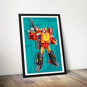 Rodimus Prime Graphic Poster - Etsy