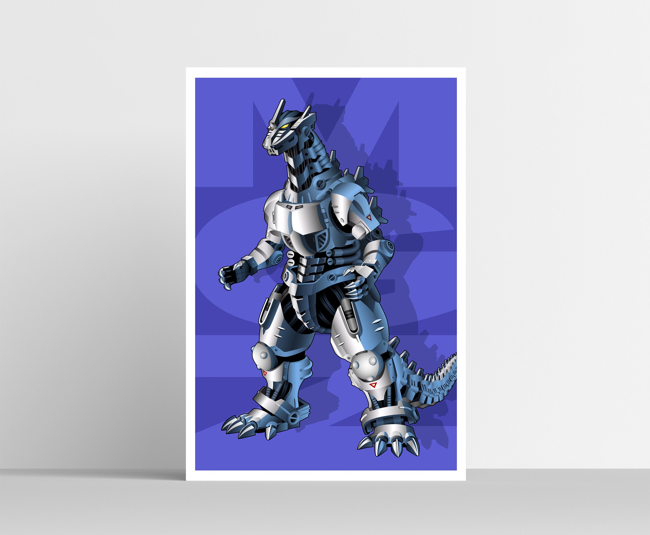 Mechagodzilla 13x19 Poster Print - Etsy