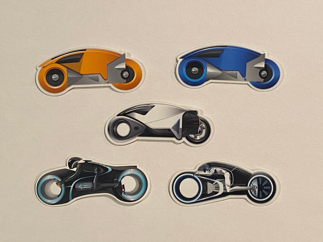 Tron Lightcycle Sticker Pack - Etsy
