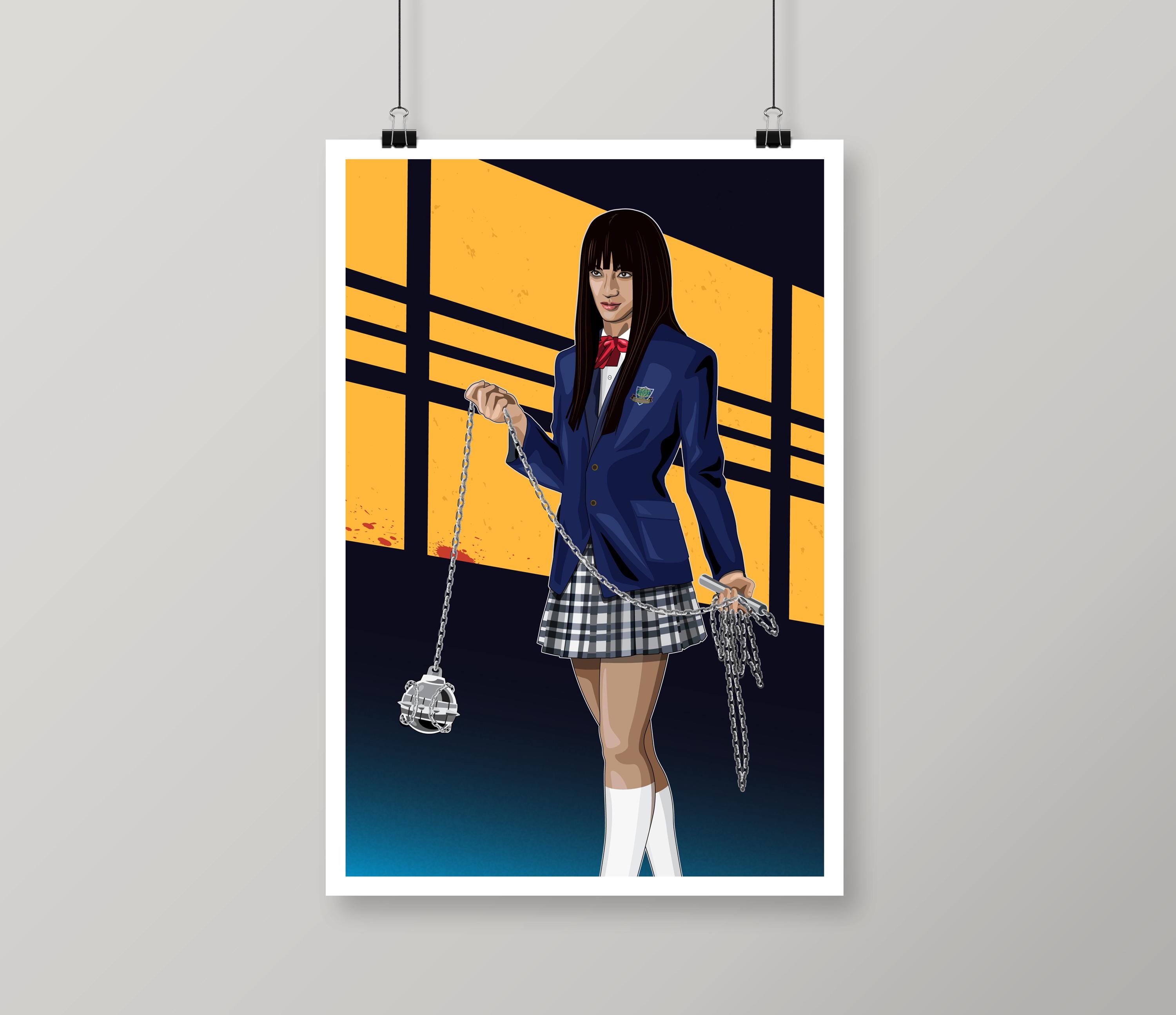 Kill Bill Go-go Yubari Graphic Poster - Etsy