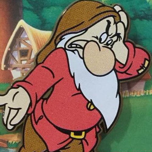 Grumpy Pin Board Display Snow White and the Seven Dwarfs Cork - Etsy