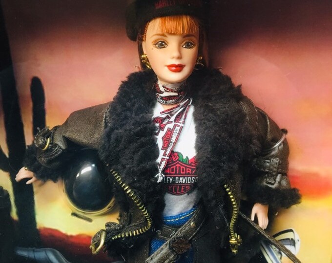 Harley Davidson Motorcycle Barbie Doll - Etsy