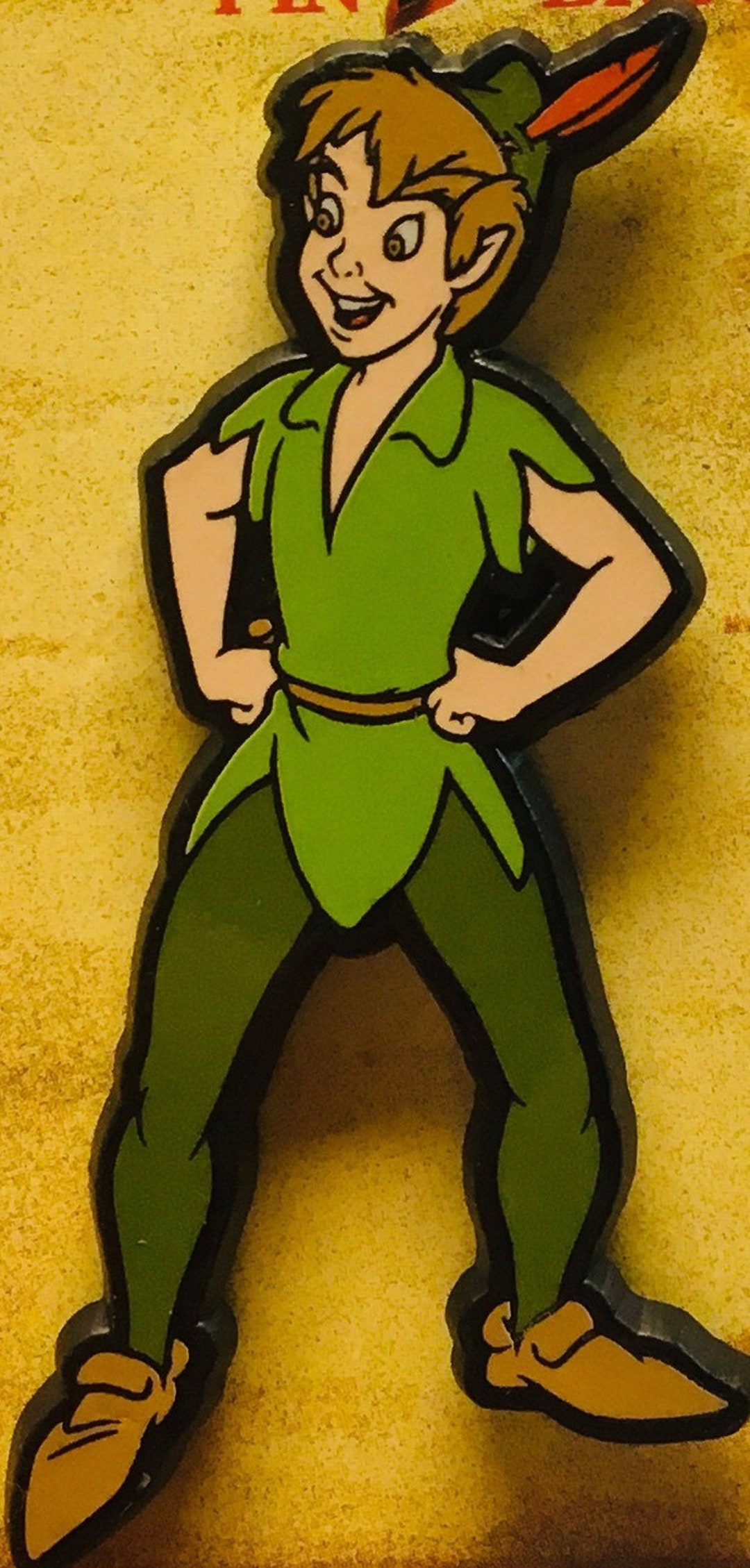 Vintage Peter Pan Pin - Etsy