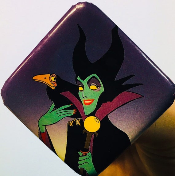 Maleficent and Diablo Button | Etsy