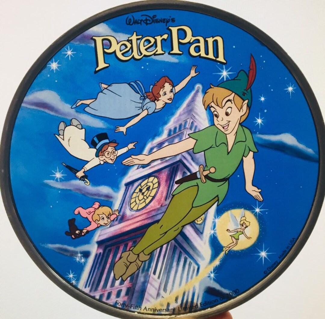 Vintage Peter Pan Stained Glass - Etsy