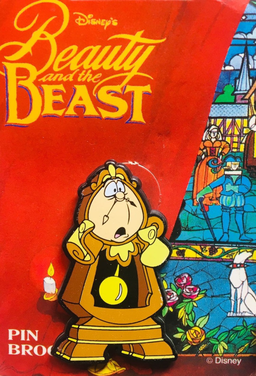 Vintage Cogsworth Pin - Etsy