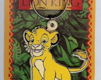 Simba and Nala Keychain - Etsy