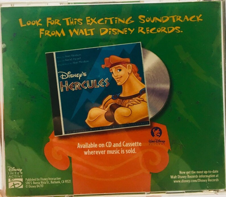 Vintage Hercules Animated Storybook Game - Etsy