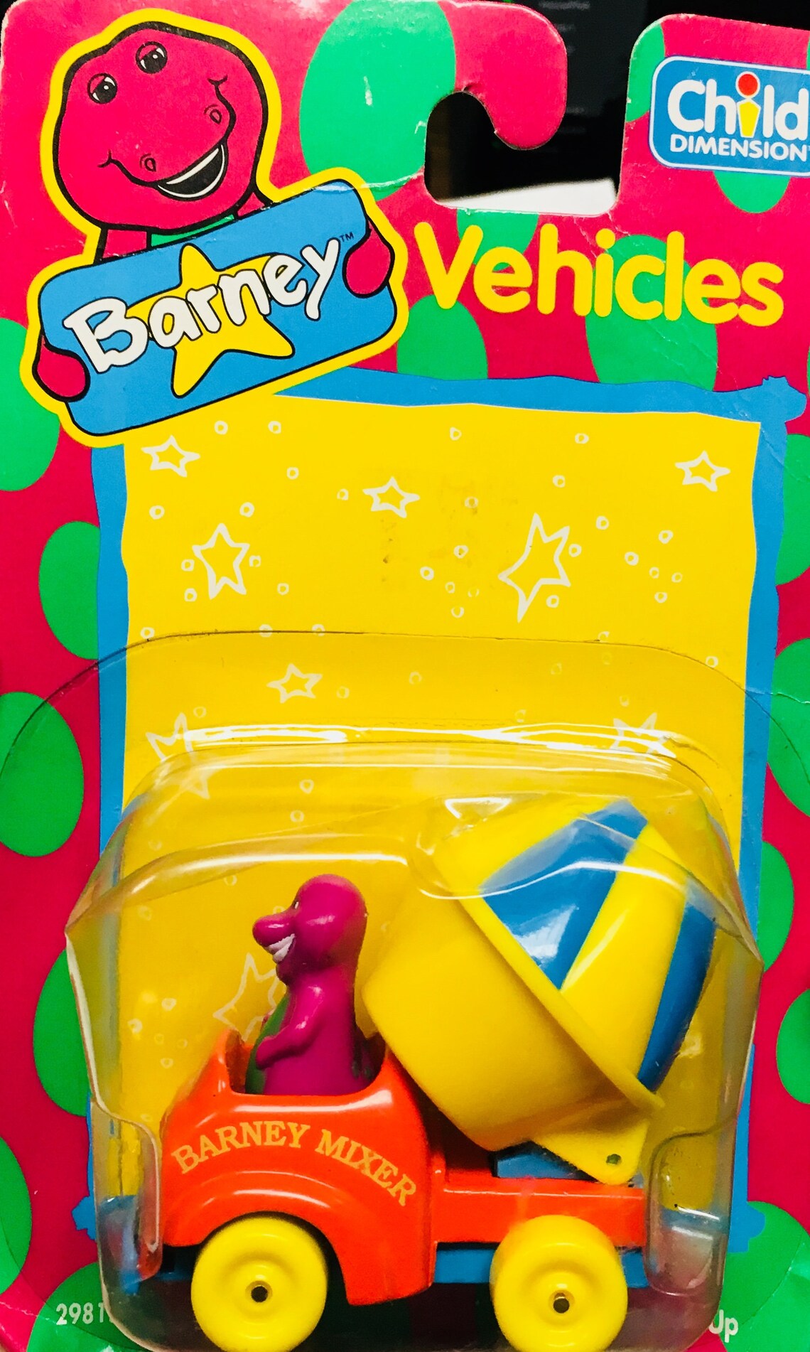 Retro Barney Mixer Truck Toy - Etsy