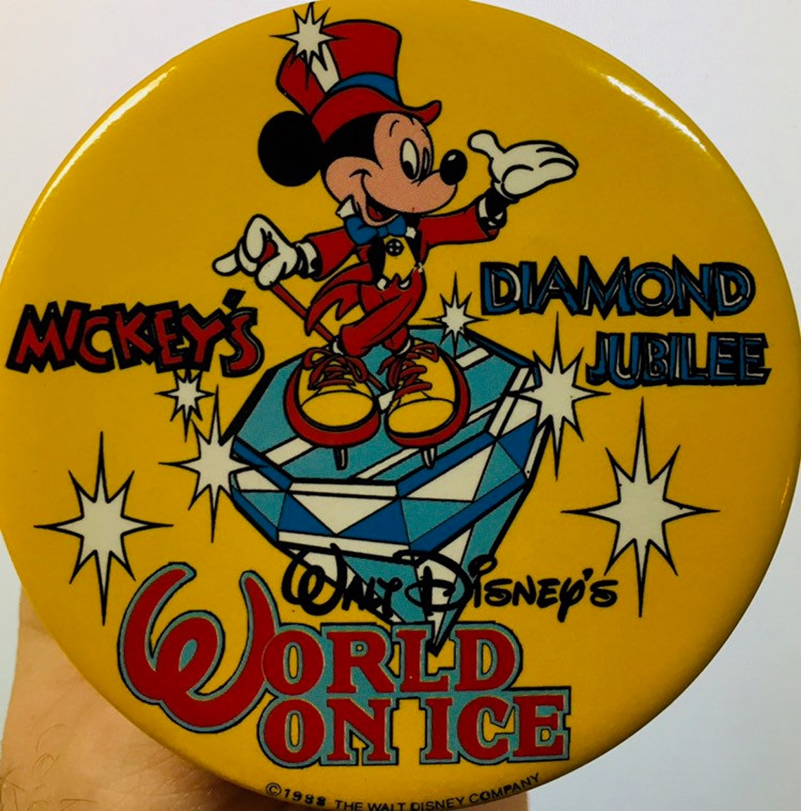 Botón promocional mickey's Diamond Jubilee - Etsy España