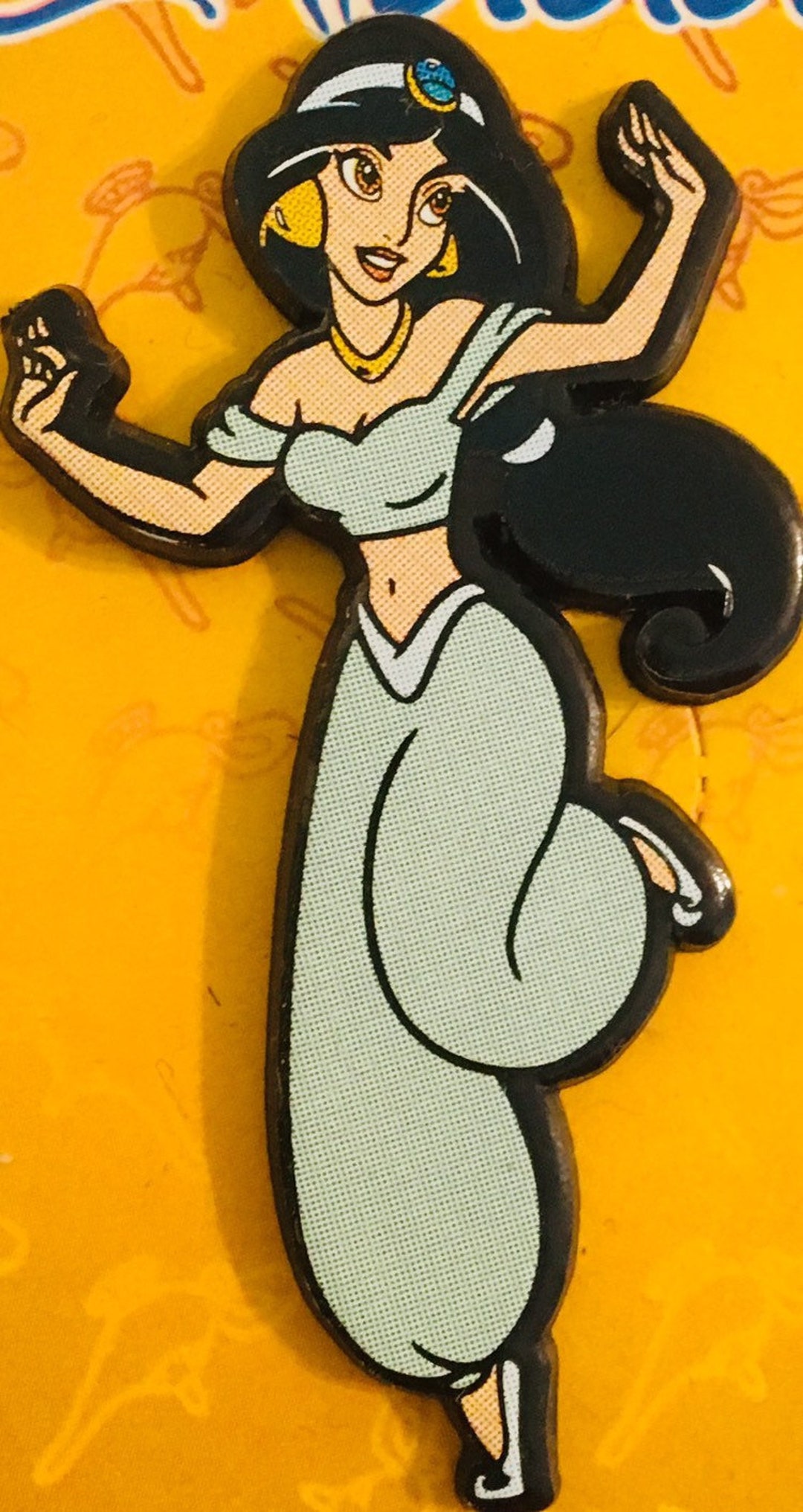 Vintage Princess Jasmine Pin - Etsy