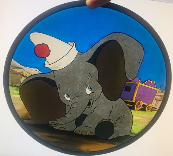 Vintage Dumbo Stained Glass - Etsy