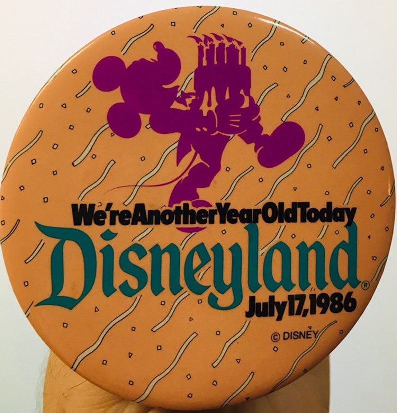 Disneyland Birthday Button - Etsy