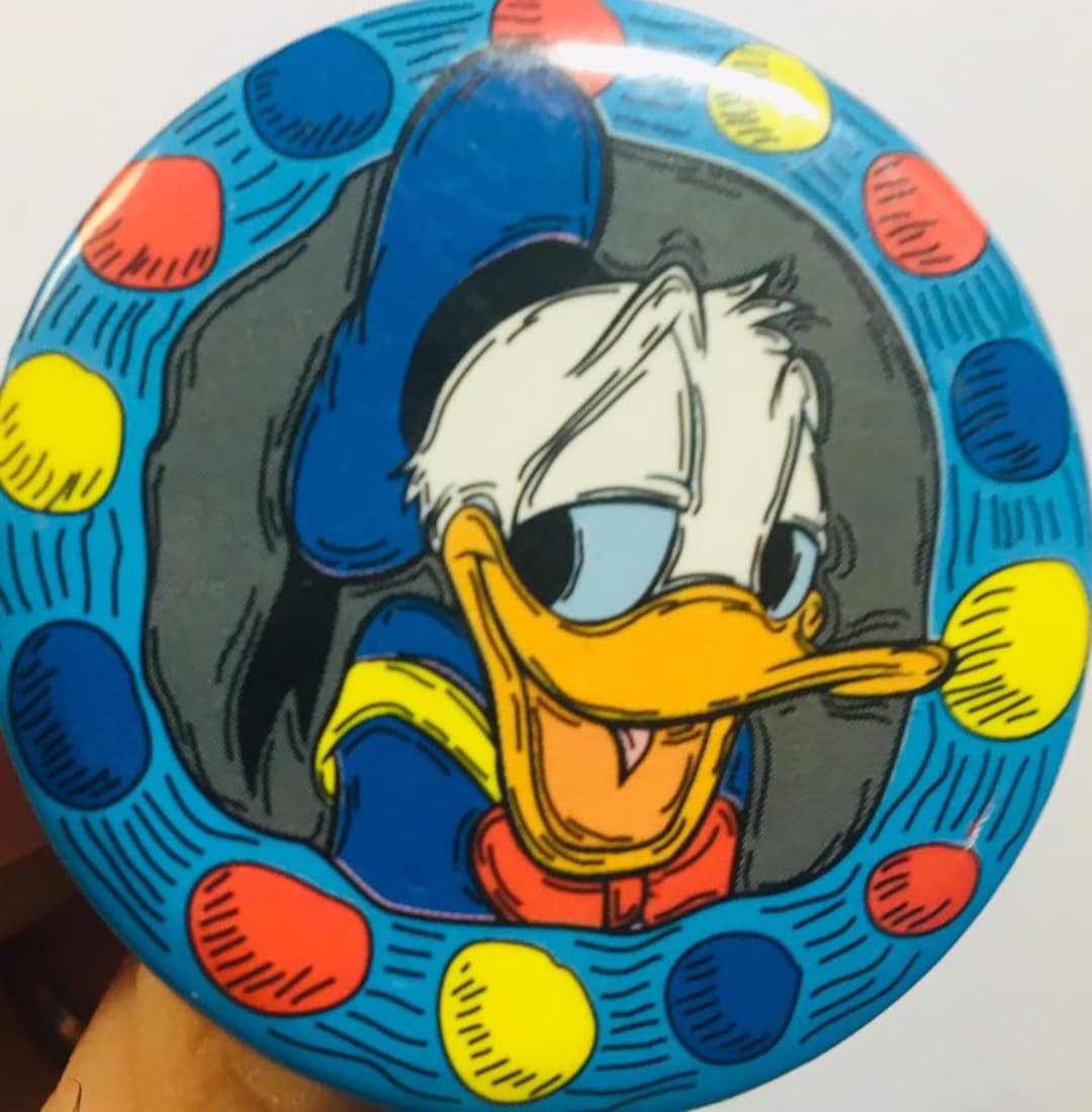Donald Duck Blush Mini Button - Etsy
