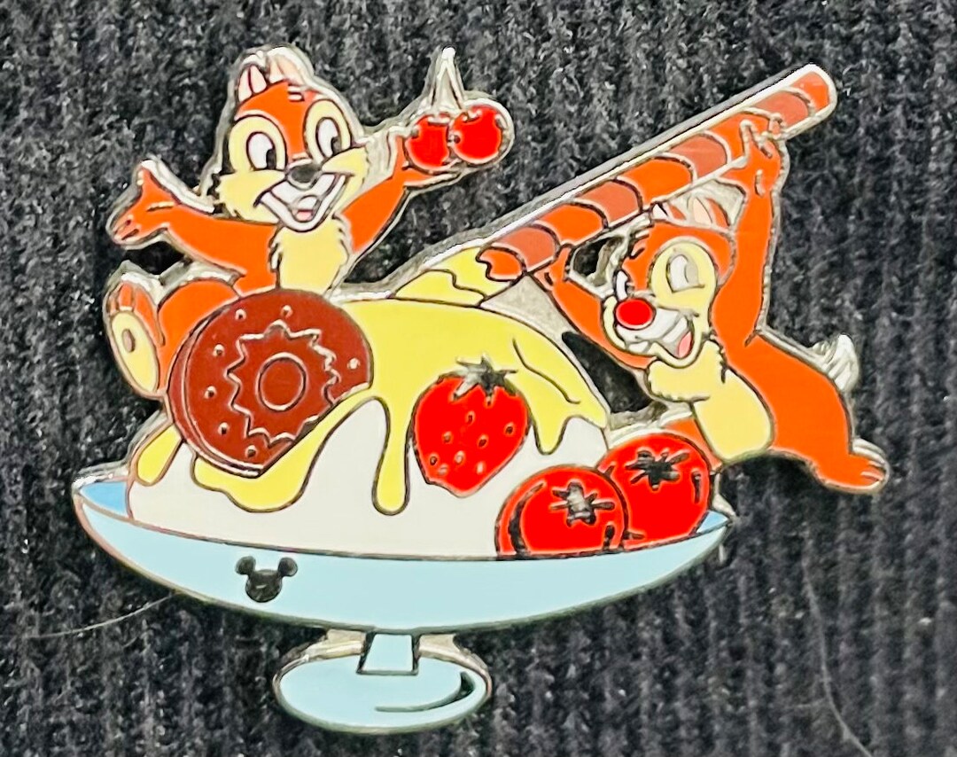 Chip and Dale Vacation Treat Pin - Etsy