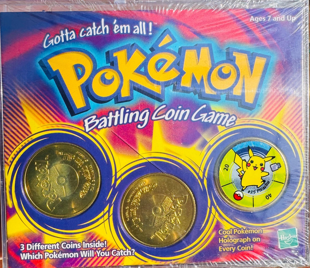 Retro Pokemon Battle Coin Game - Etsy