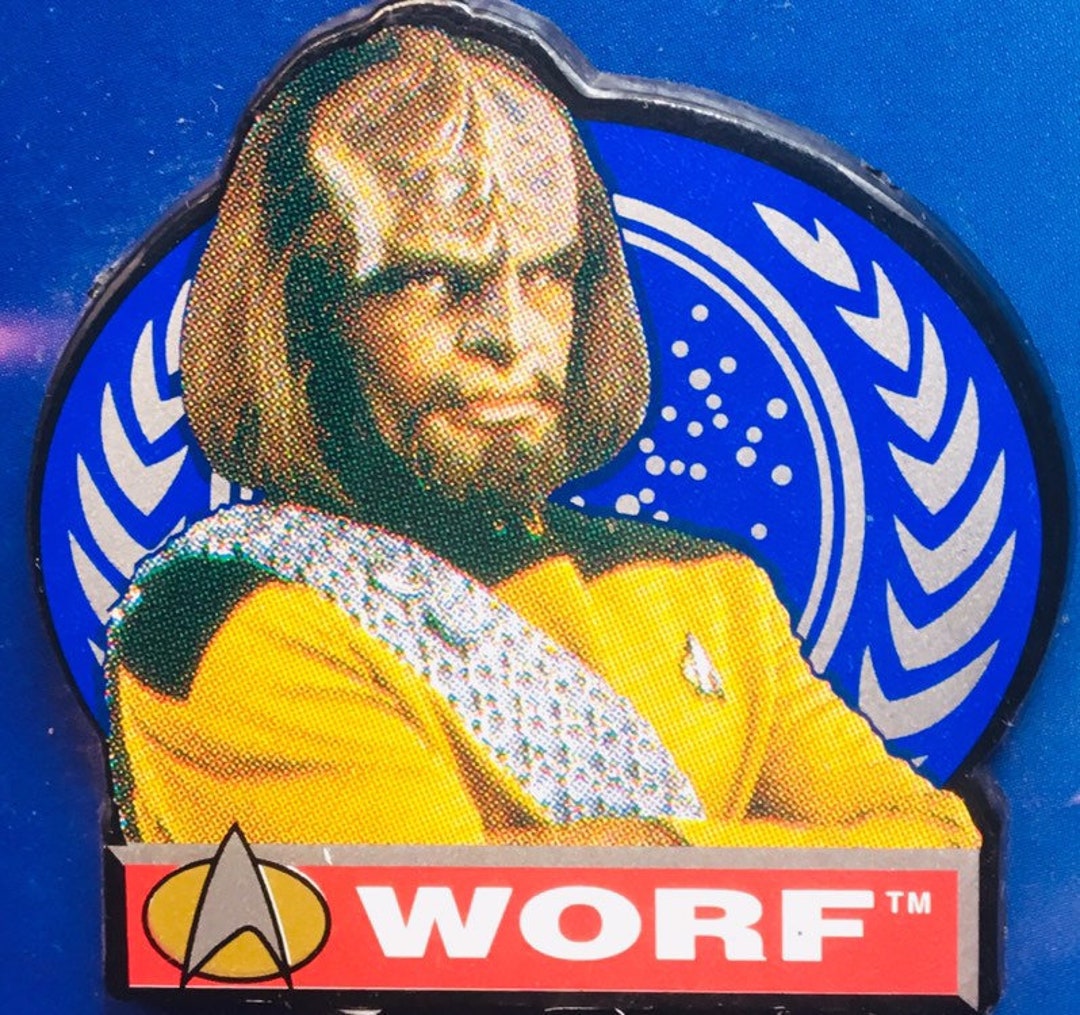 Vintage Limited Edition Worf Pin - Etsy