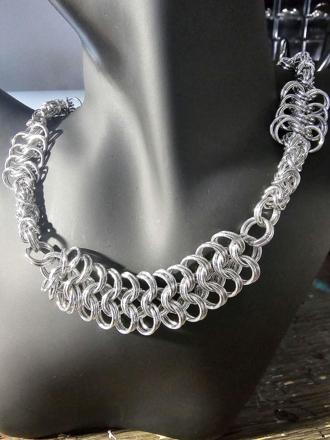 Kings Chain Chainmail Necklace - Etsy