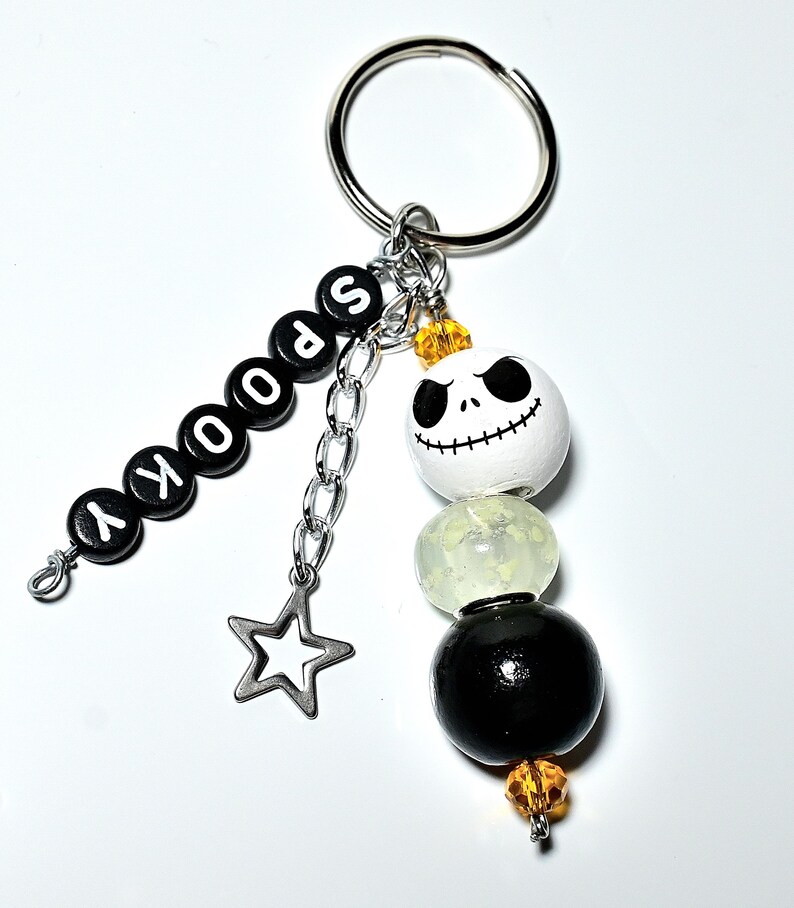 Custom Halloween Bubblegum Bead Keychains - Etsy