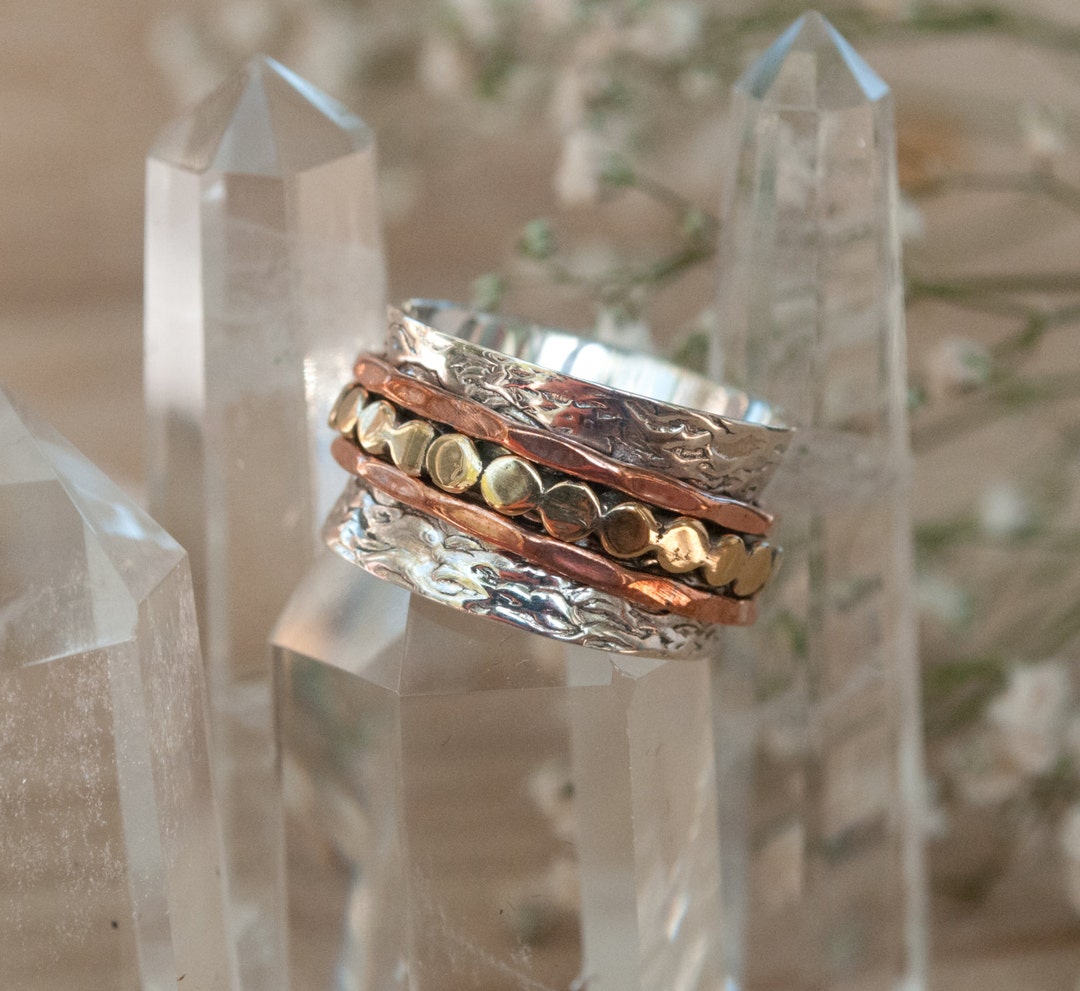 Spinner Ring Meditation Ring Spinning Ring Spin - Etsy