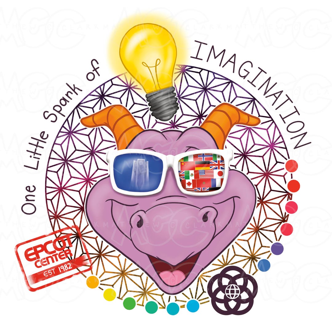 Figment EPCOT Center Legacy Design (digital File) - Etsy