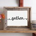 Gather Sign Printable Gather Art Small Gather Print Dining - Etsy