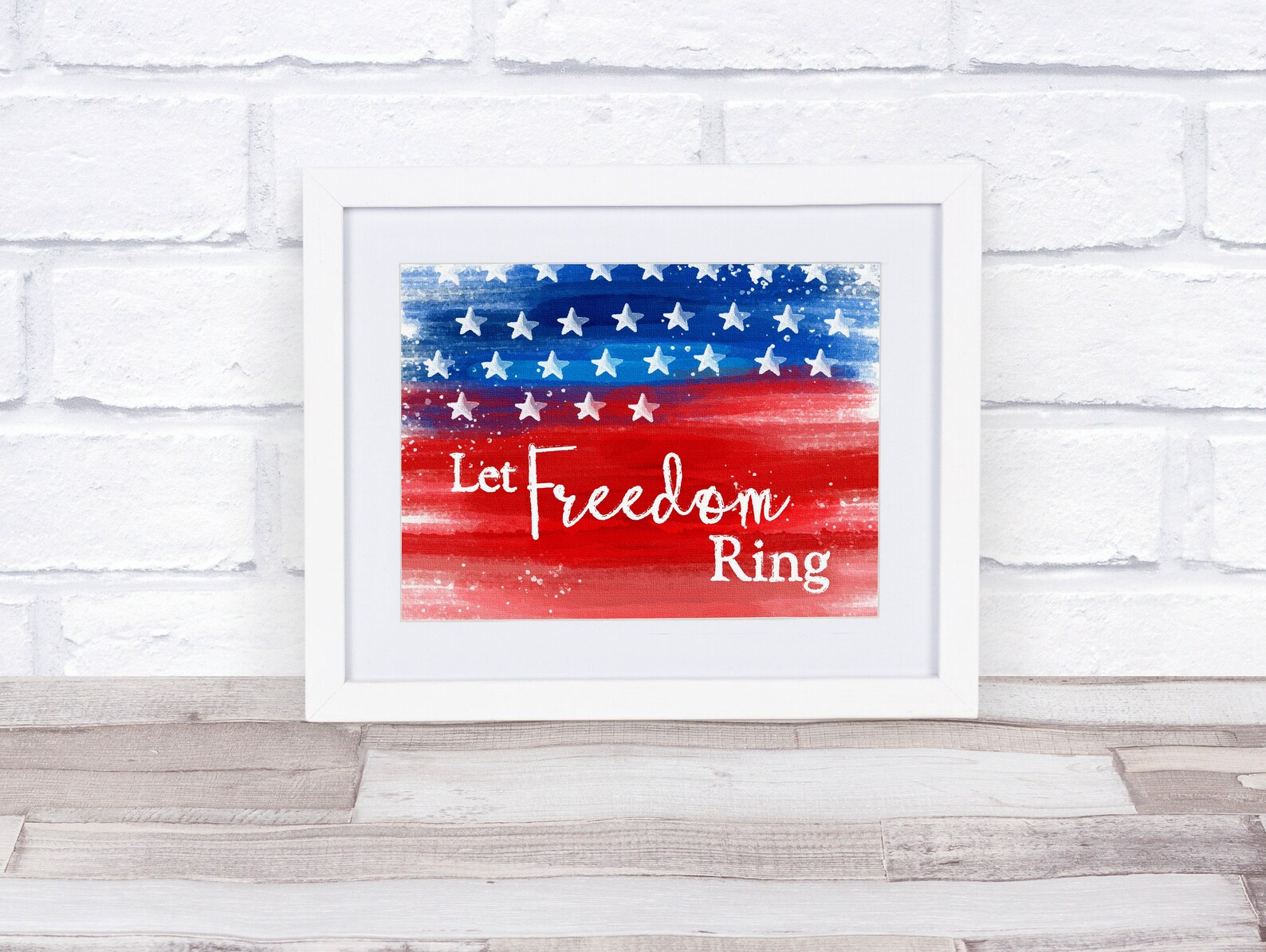 Let Freedom Ring Printable Patriotic Print 4th of July - Etsy
