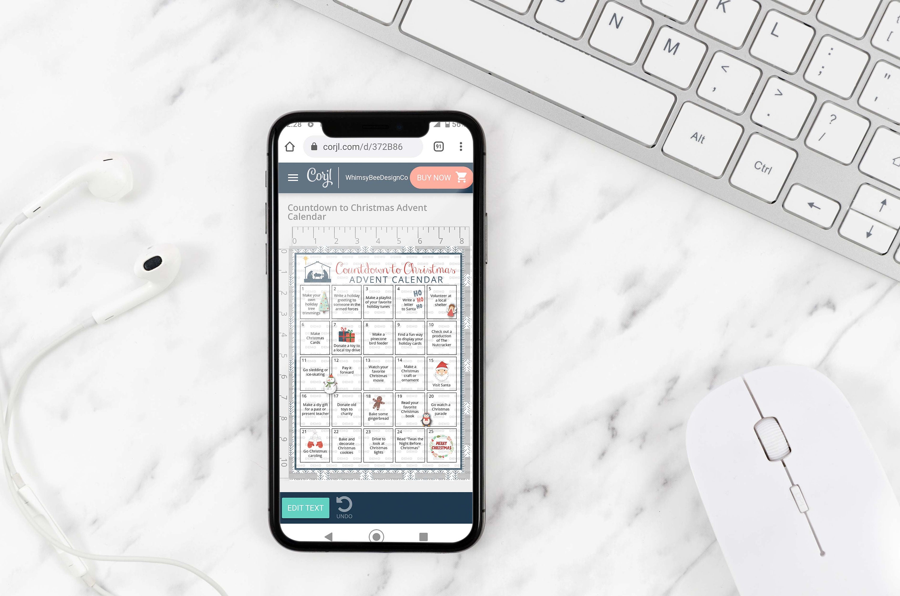 Editable Advent Activities Calendar for Families Printable, Kids Advent ...