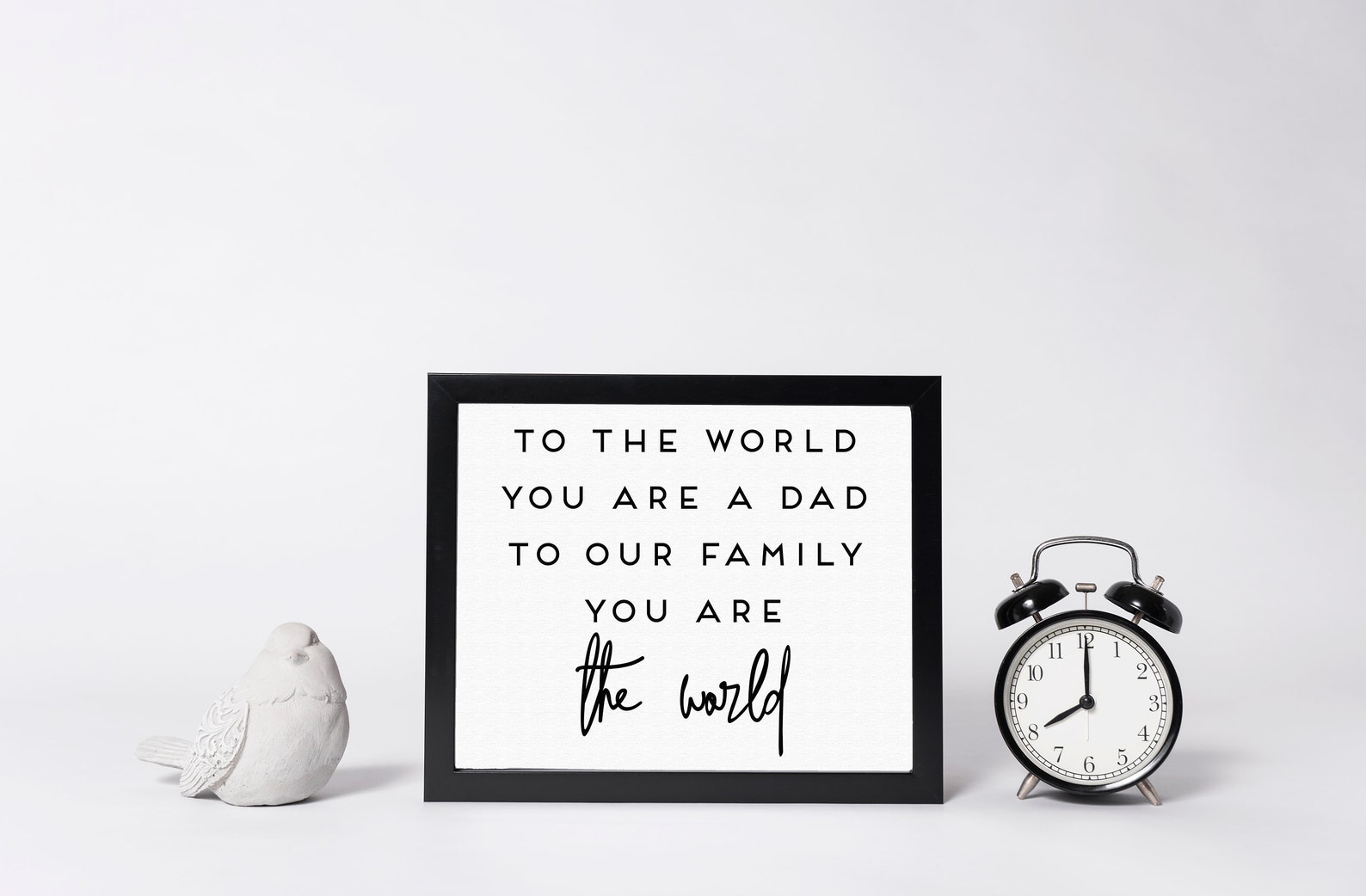 To the World You Are a Dad Printable to Our Family You Are - Etsy