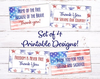 Veterans Day Thank You for Your Service Greeting Card - Etsy