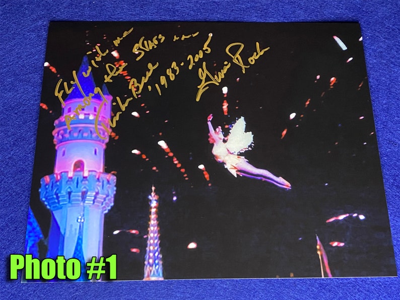 8x10 Tinker Bell Autograph Signature Photo Gina Rock - Etsy Australia