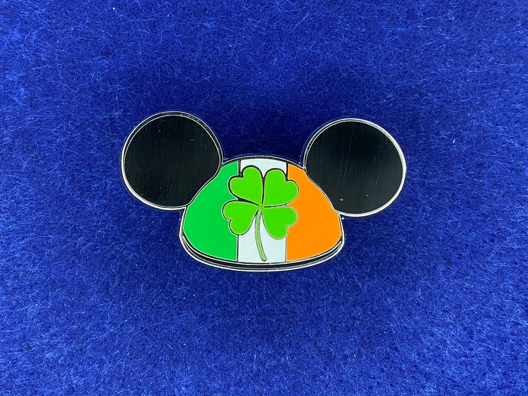 St. Patrick's Day Irish Mickey Mouse Ears Disney Fantasy Pin - Etsy