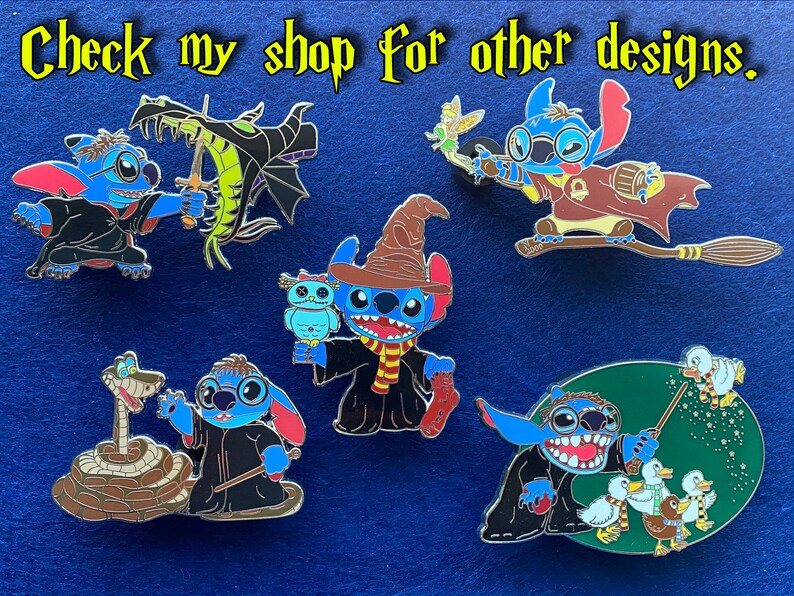 Wizard Stitch Disney Fantasy Pin - Etsy