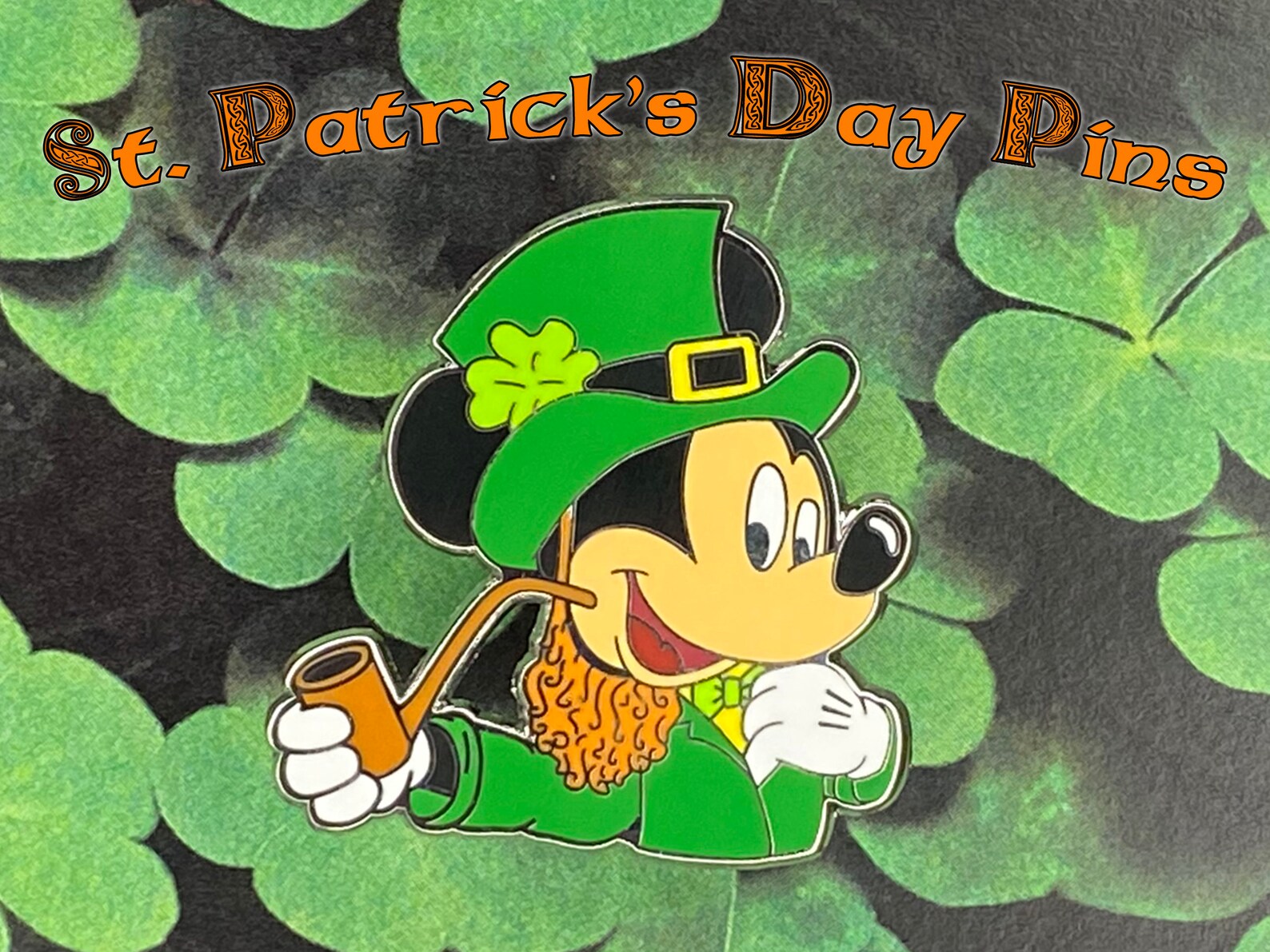 St. Patrick's Day Irish Mickey Mouse Disney Fantasy Pin - Etsy