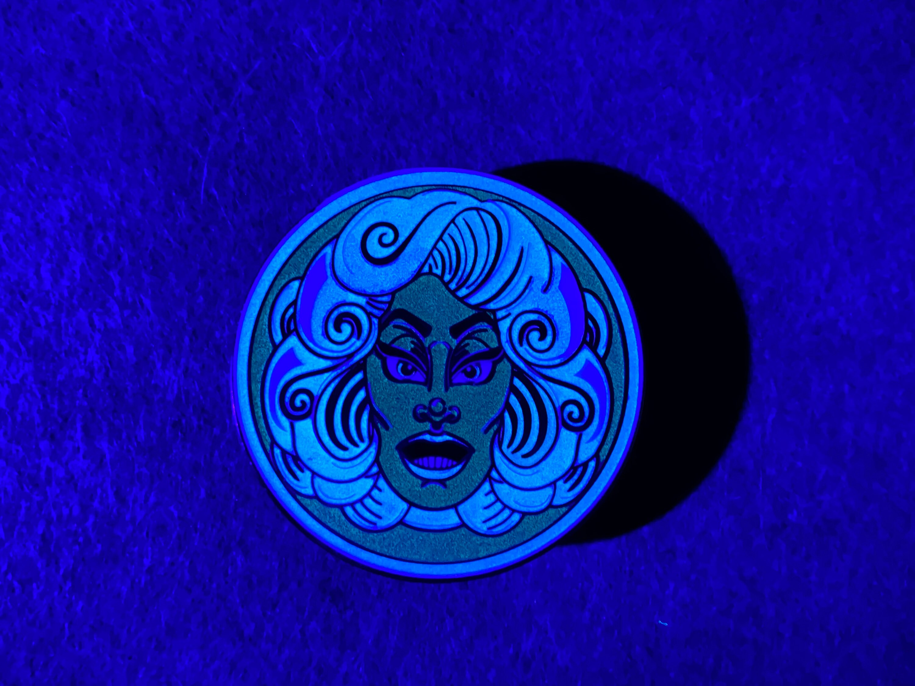 Madame Leota Haunted Mansion GLOWING Fantasy Disney Pin | Etsy