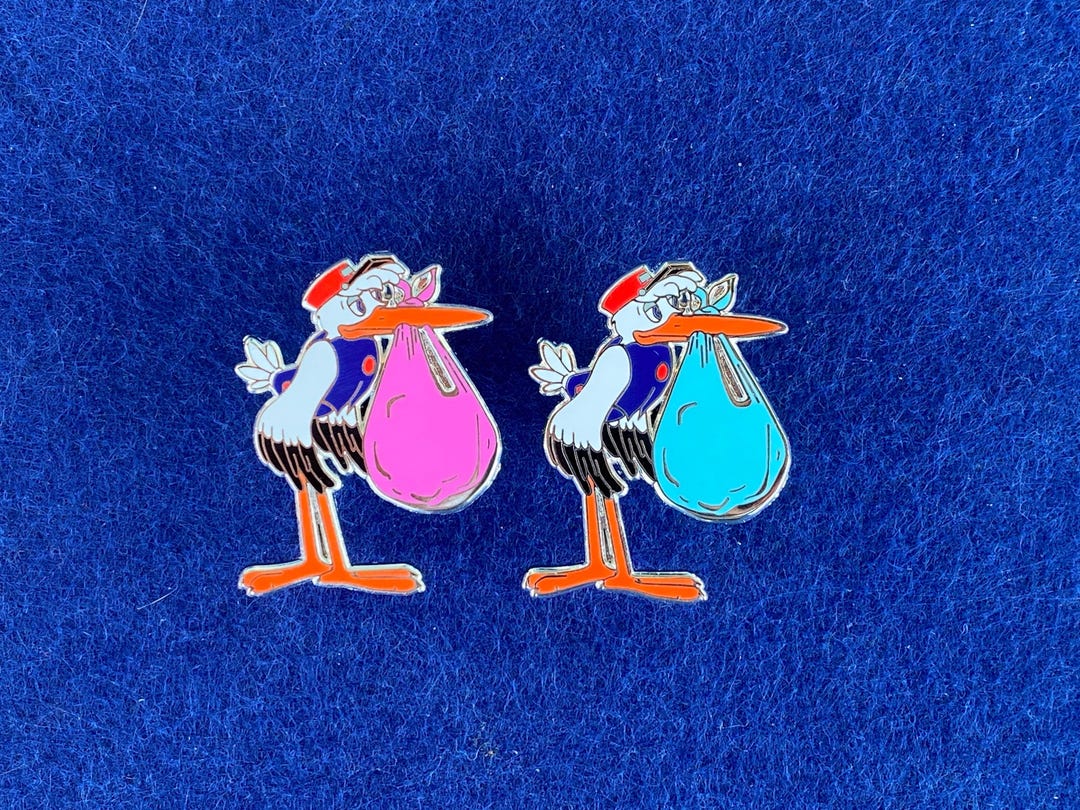 Dumbo Stork Baby Announcement Disney Fantasy Pin - Etsy
